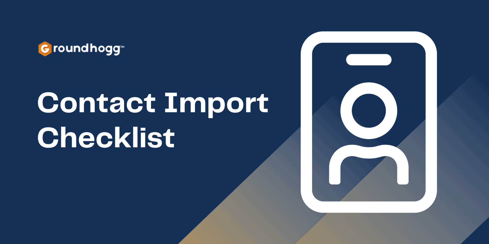 Contact Import Checklist | Touchdown Tech